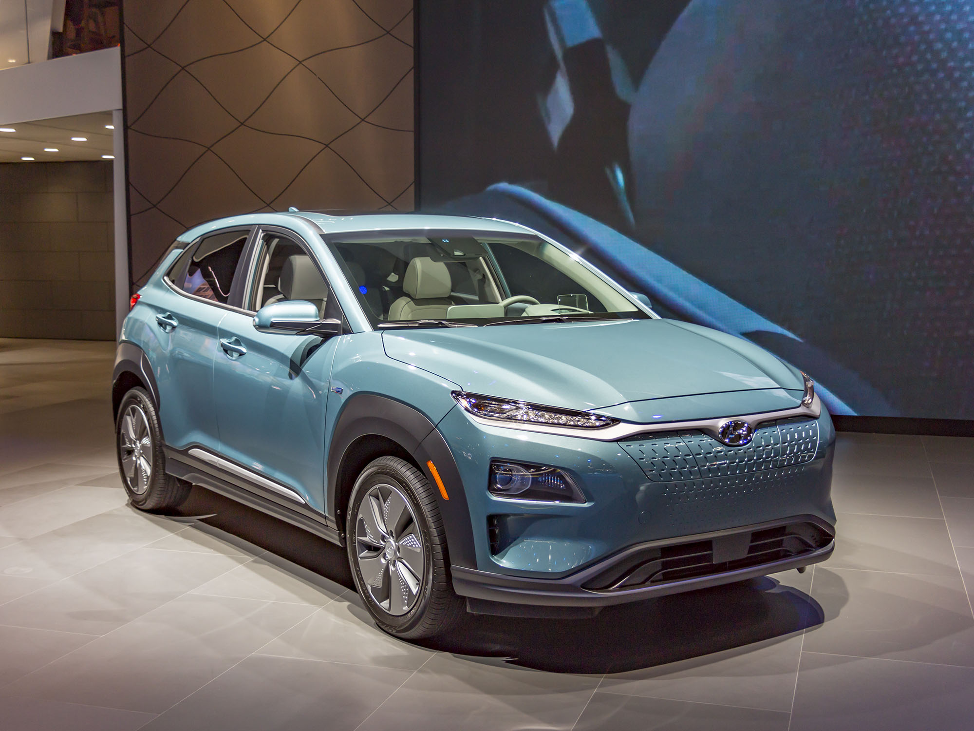 2019 kona ev range store