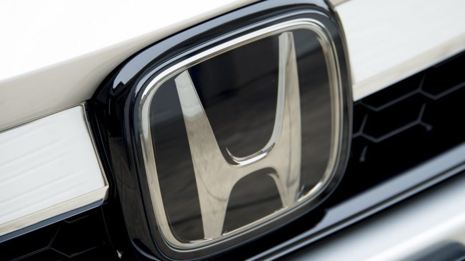 Blue Honda Badge