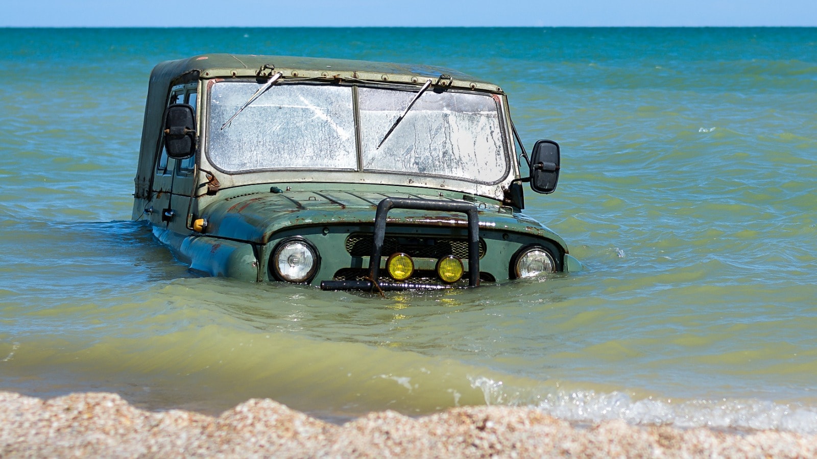 Submerged Car