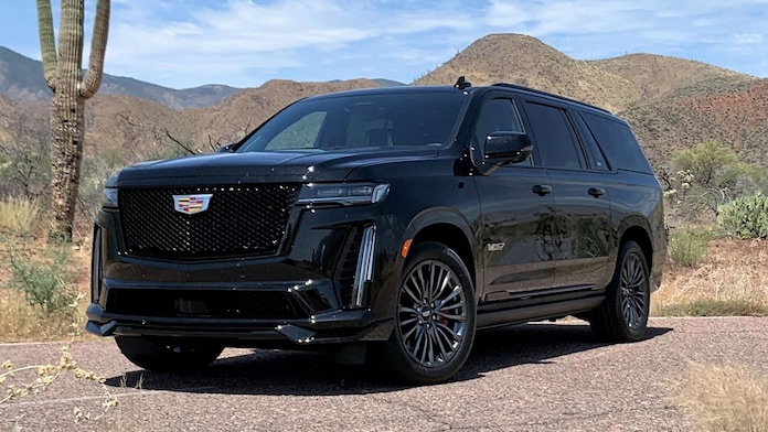 2023 Cadillac Escalade-V First Drive: 3 Rows, 3 Tons, 60 mph in 4.4 ...