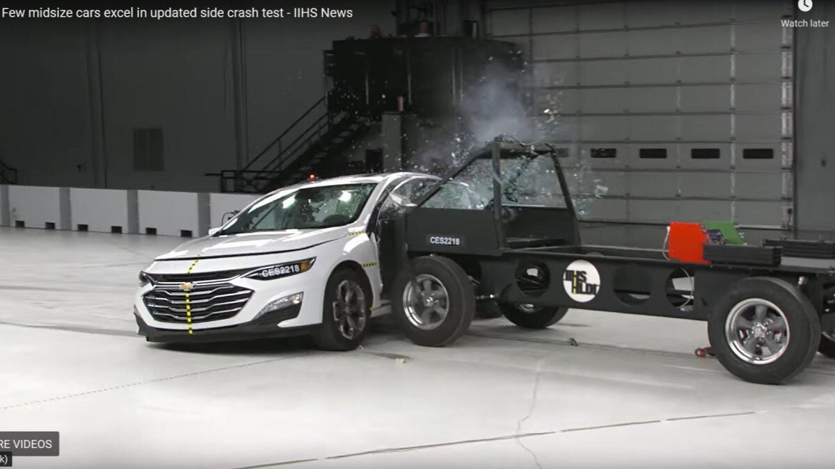 Only 1 Midsize Car Gets Top Score on New Side-Impact Crash Test ...